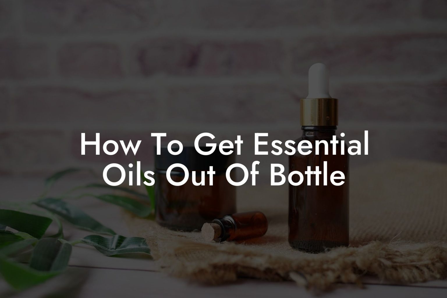 What Can I Use Instead Of Essential Oils | Oshu | Artisan Essential Oils