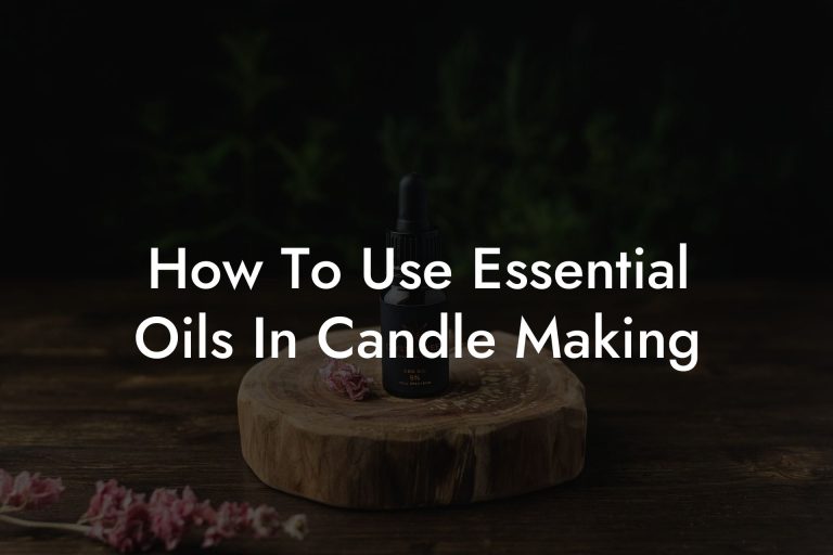How To Use Essential Oils In Candle Making | Oshu | Artisan Essential Oils