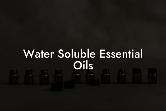 How To Dissolve Essential Oils In Water | Oshu | Artisan Essential Oils